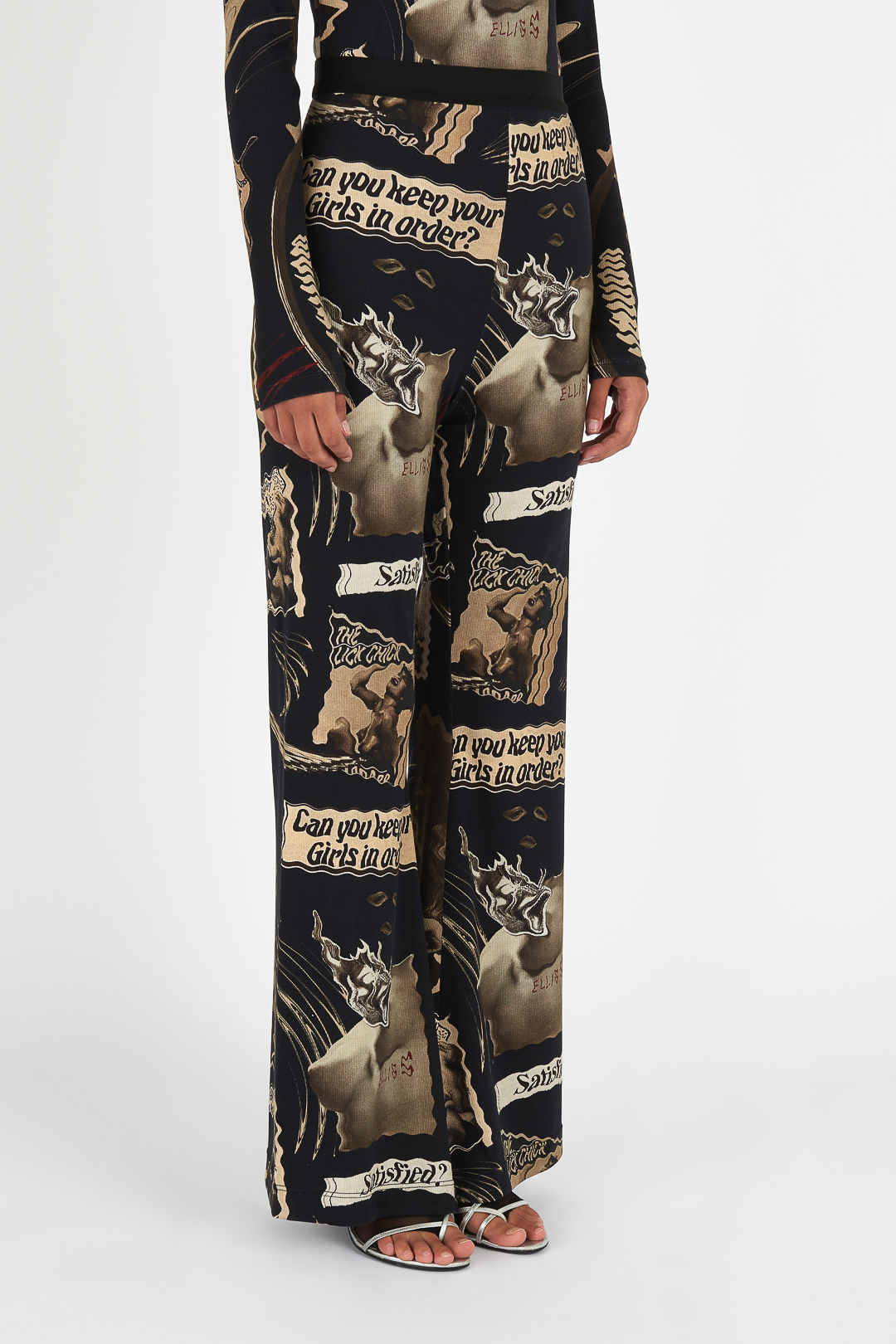 Collage Rib Trouser - ELLISS