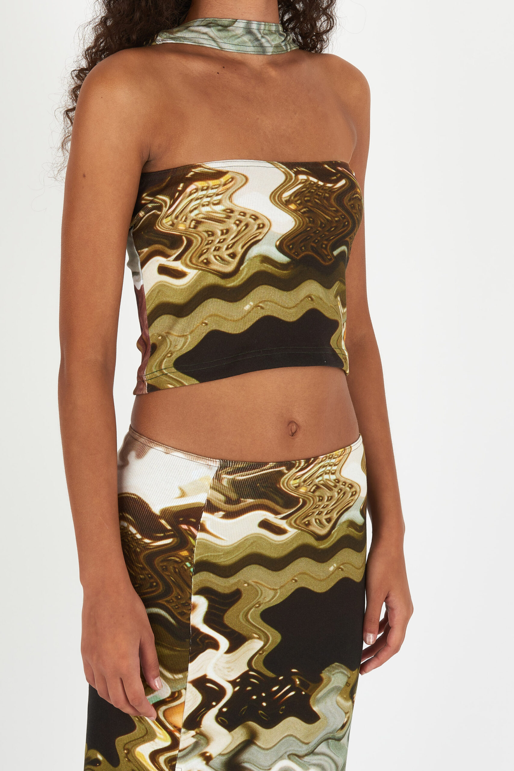 Smudge Wave Rib Power Top - ELLISS