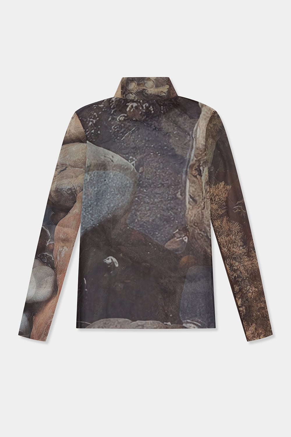 Rock Pool Mesh High Neck T - ELLISS